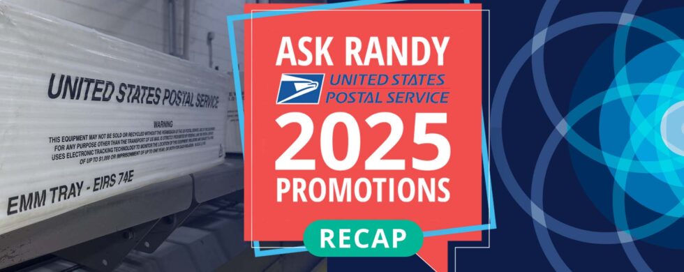 Recap of Ask Randy Live: USPS Promotions in 2025